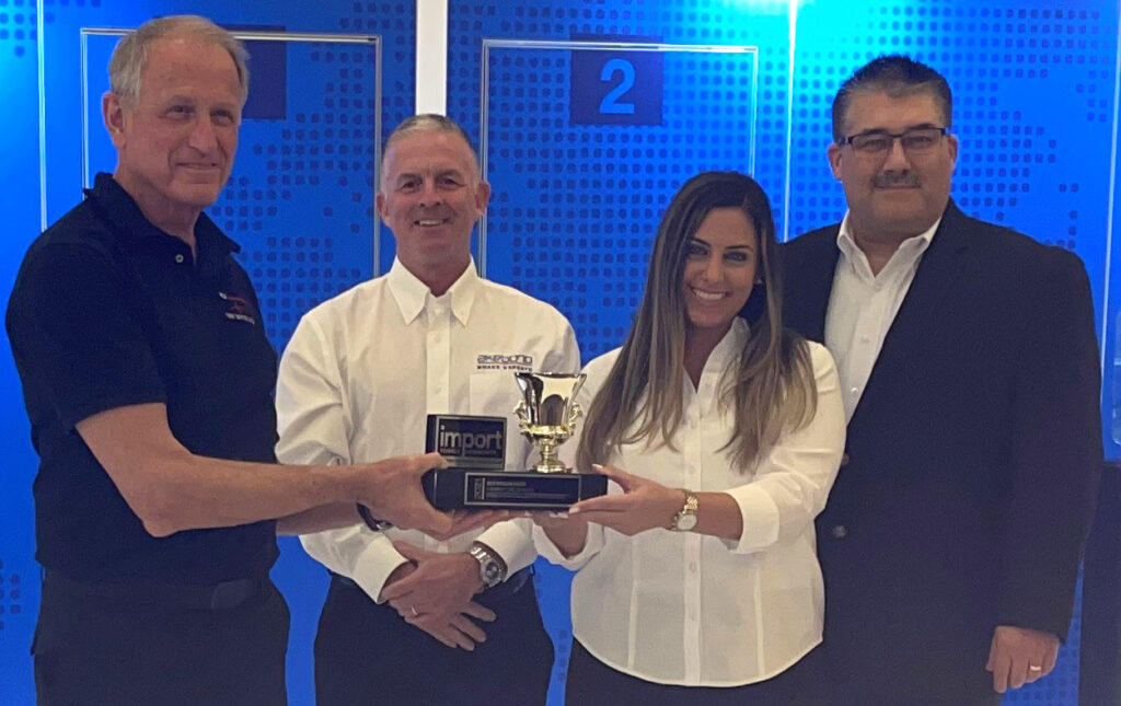 Akebono EURO Wins Best Problem-Solver For Import Vehicles At AAPEX ...